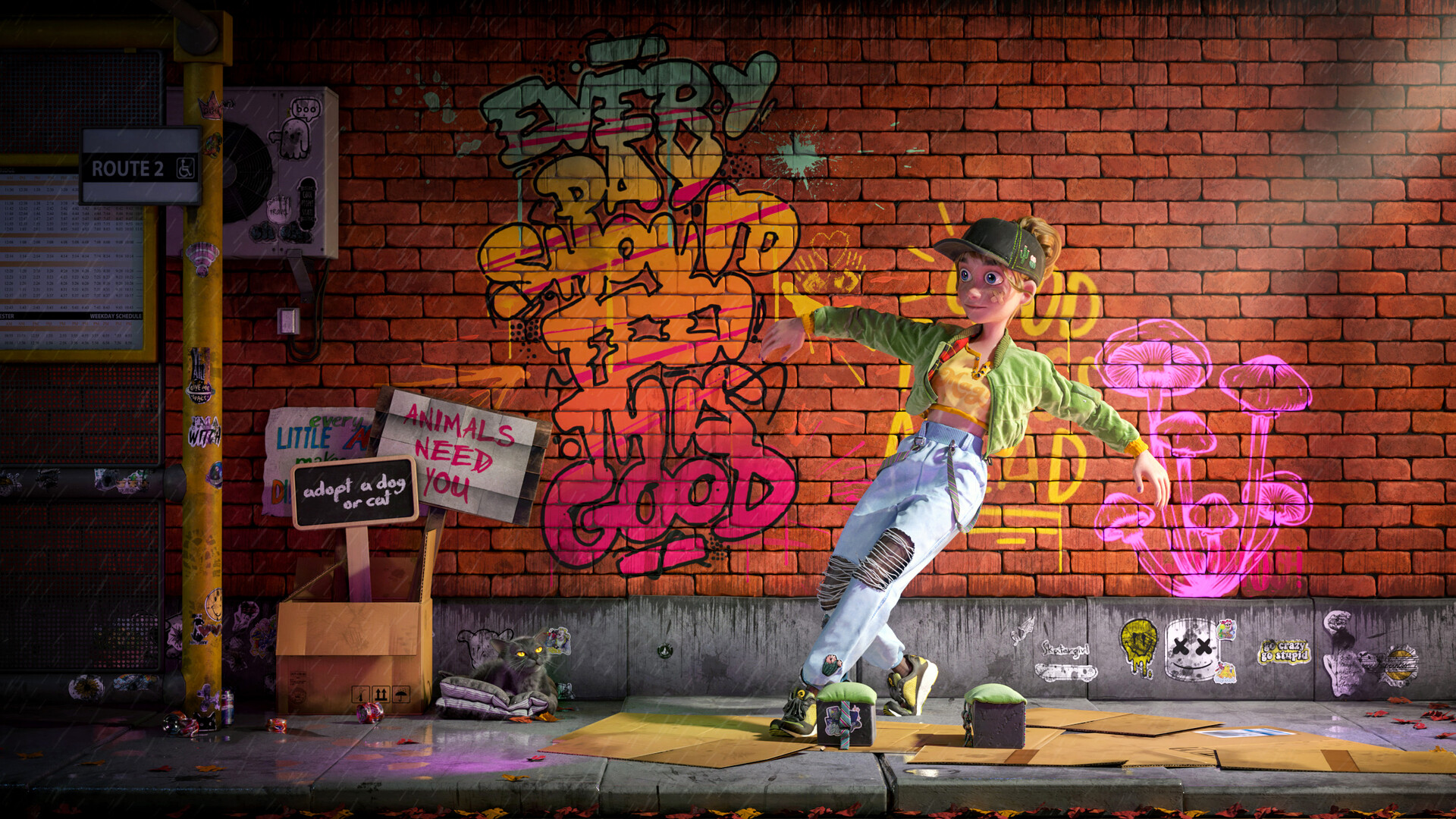 ArtStation - BREAKDANCE ON THE STREET