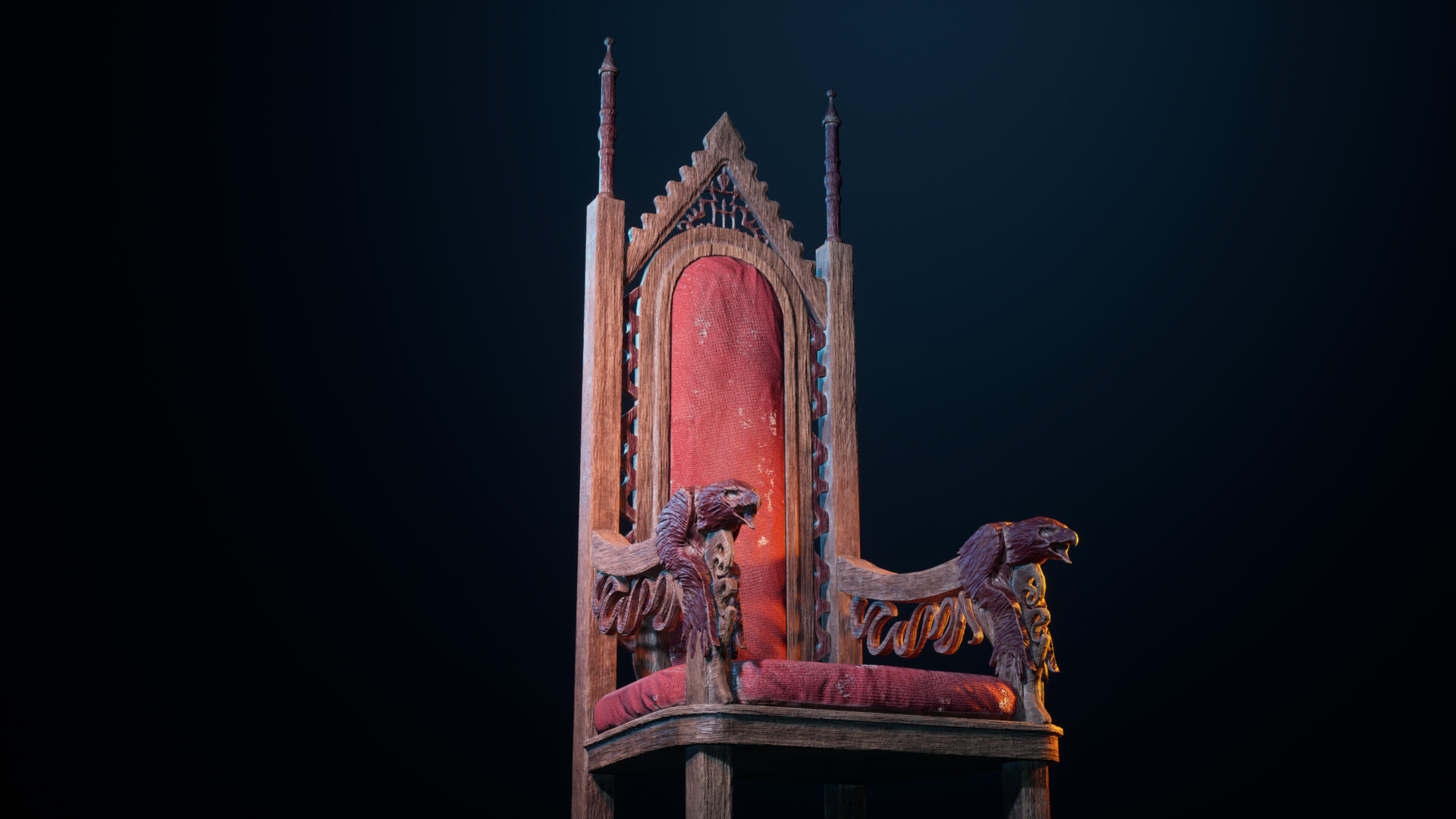ArtStation - Medieval Commander's Chair