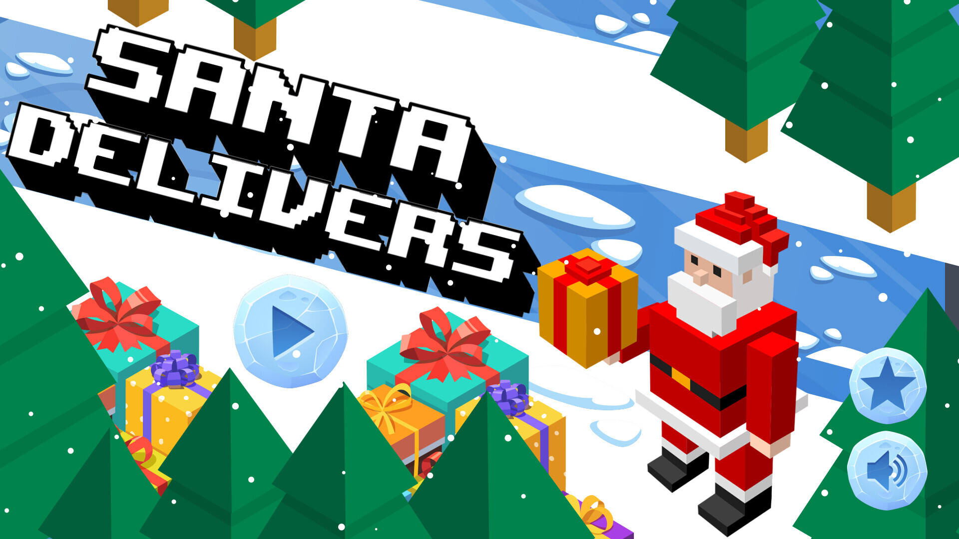 ArtStation - Santa Delivers Game UI