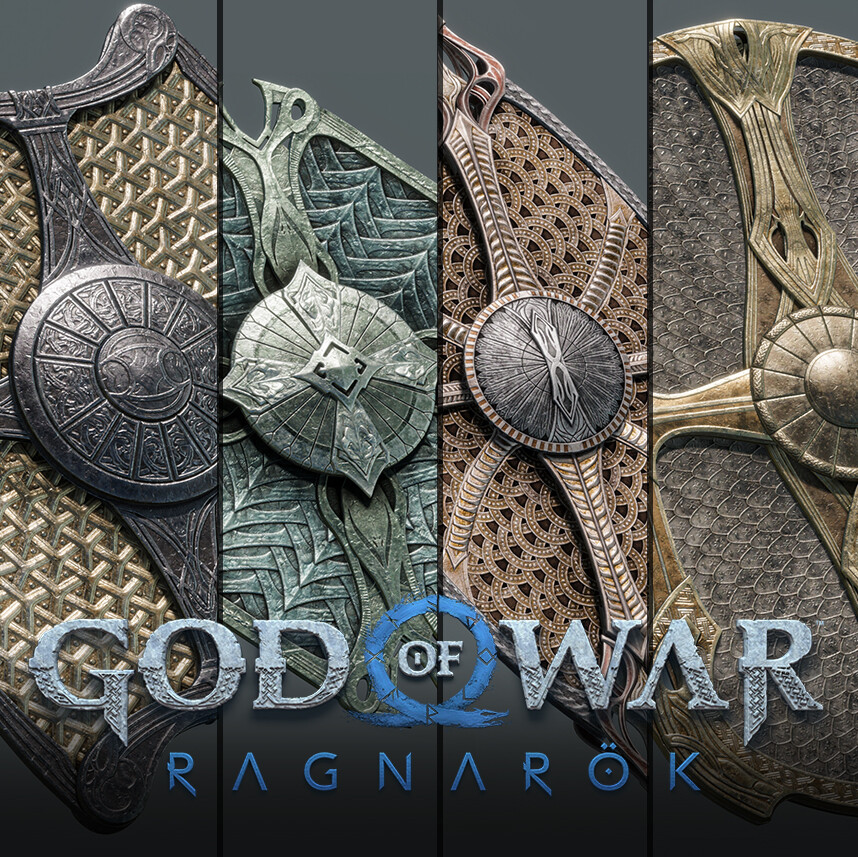 ArtStation - God of War Ragnarok - Kratos' Shields