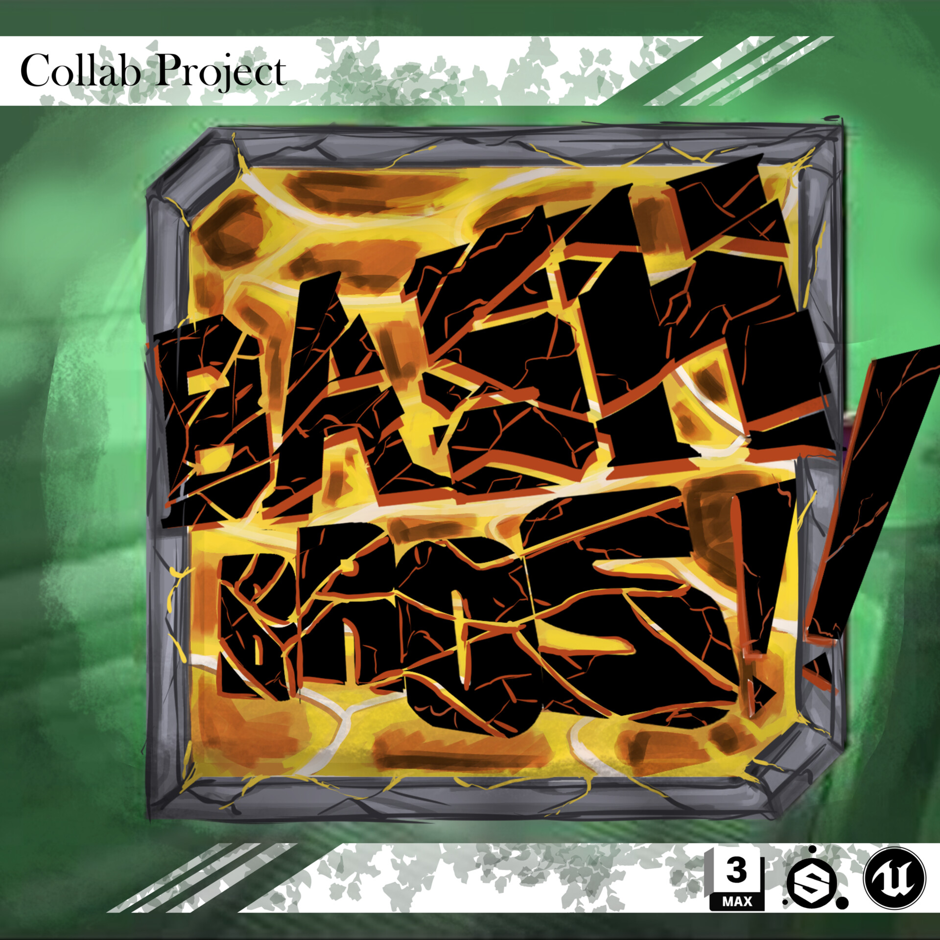 ArtStation - Collab Project - Bash Bros - Obstacle course game