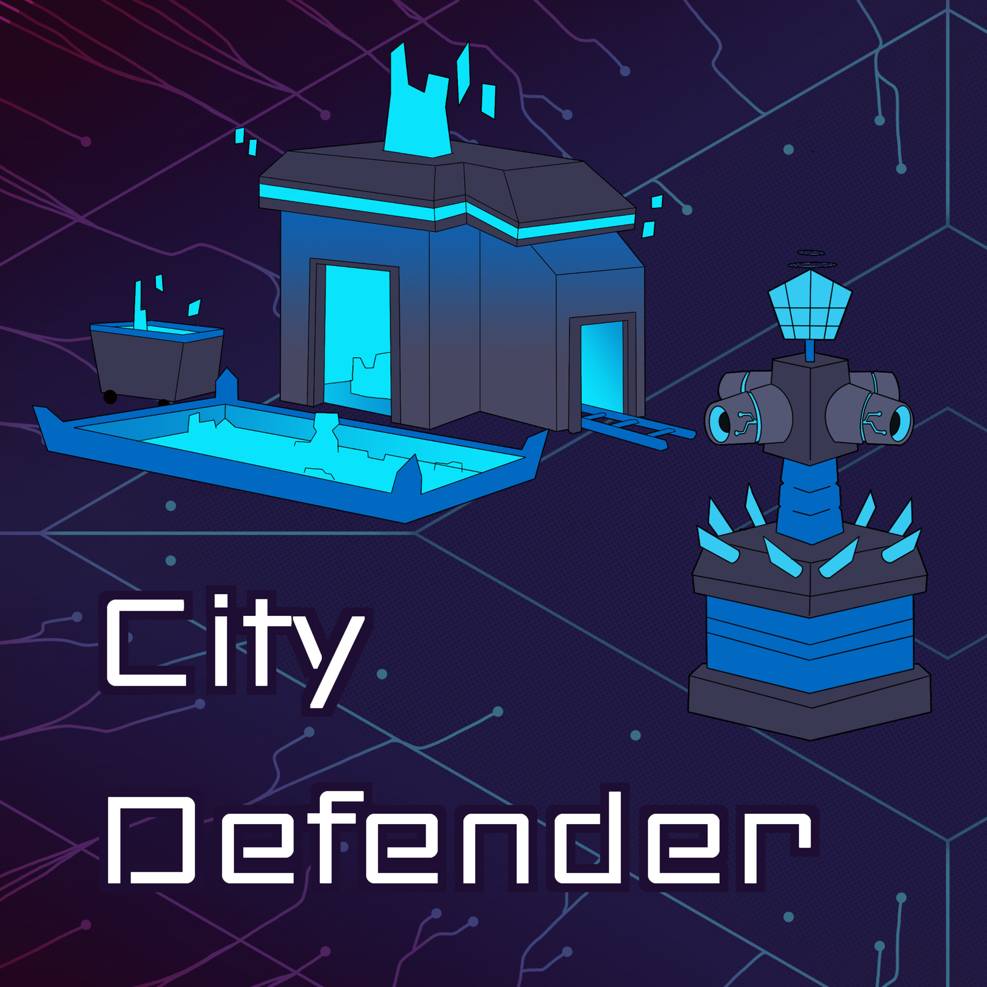 ArtStation - City Defender - Concept Art and 2D animation/sprites