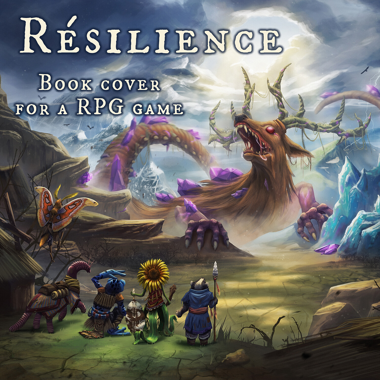 ArtStation - Book Cover for a RPG game