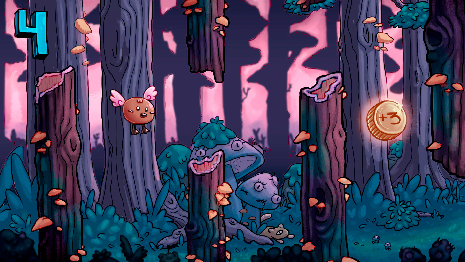 ArtStation - Flappy Bird: Magic Forest - Concept Game Art