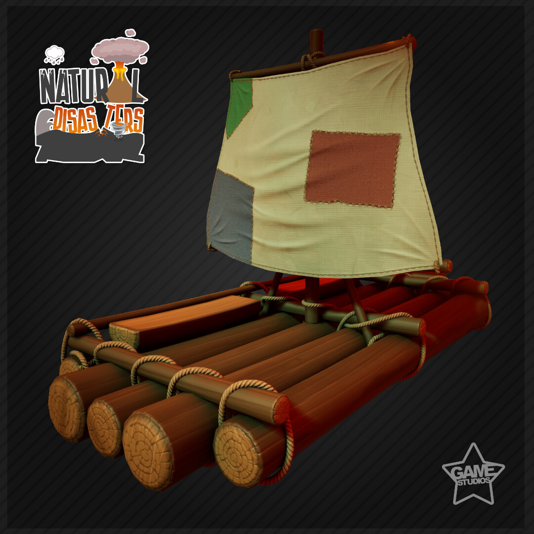 ArtStation - Stylized Raft - Natural Disasters Game