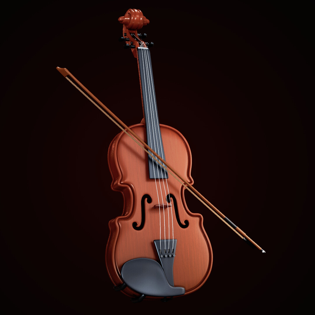 ArtStation - Stylized Violin