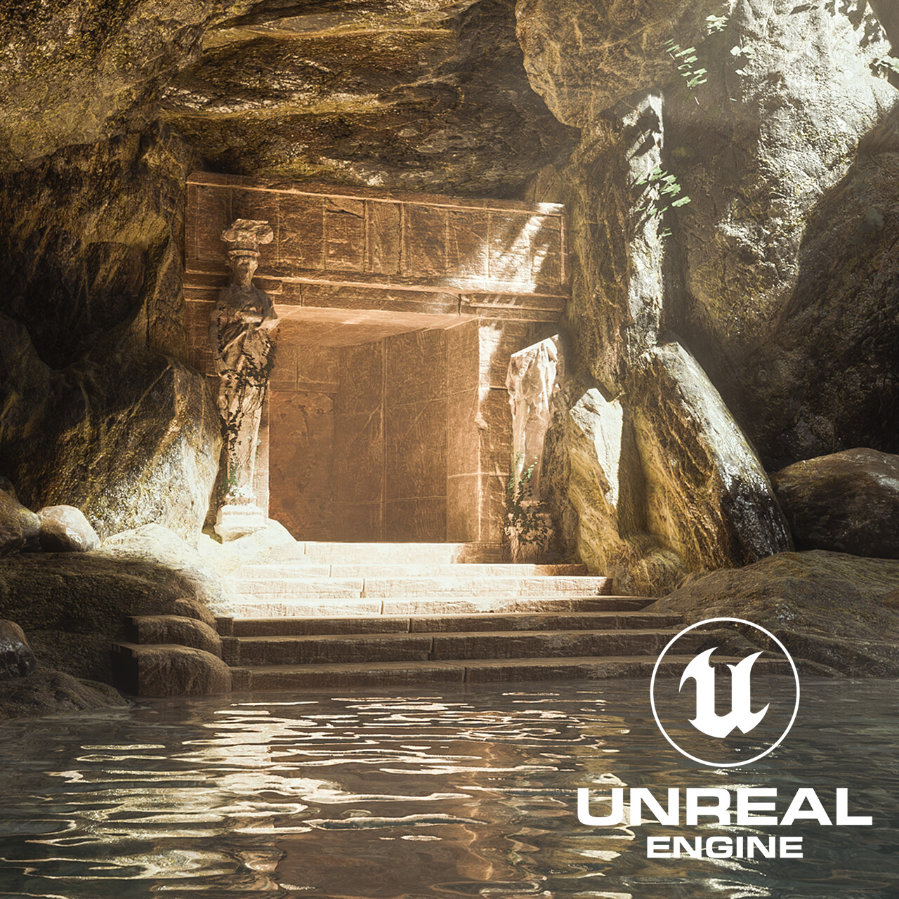 ArtStation - Ancient Cave Temple | Unreal Engine 5
