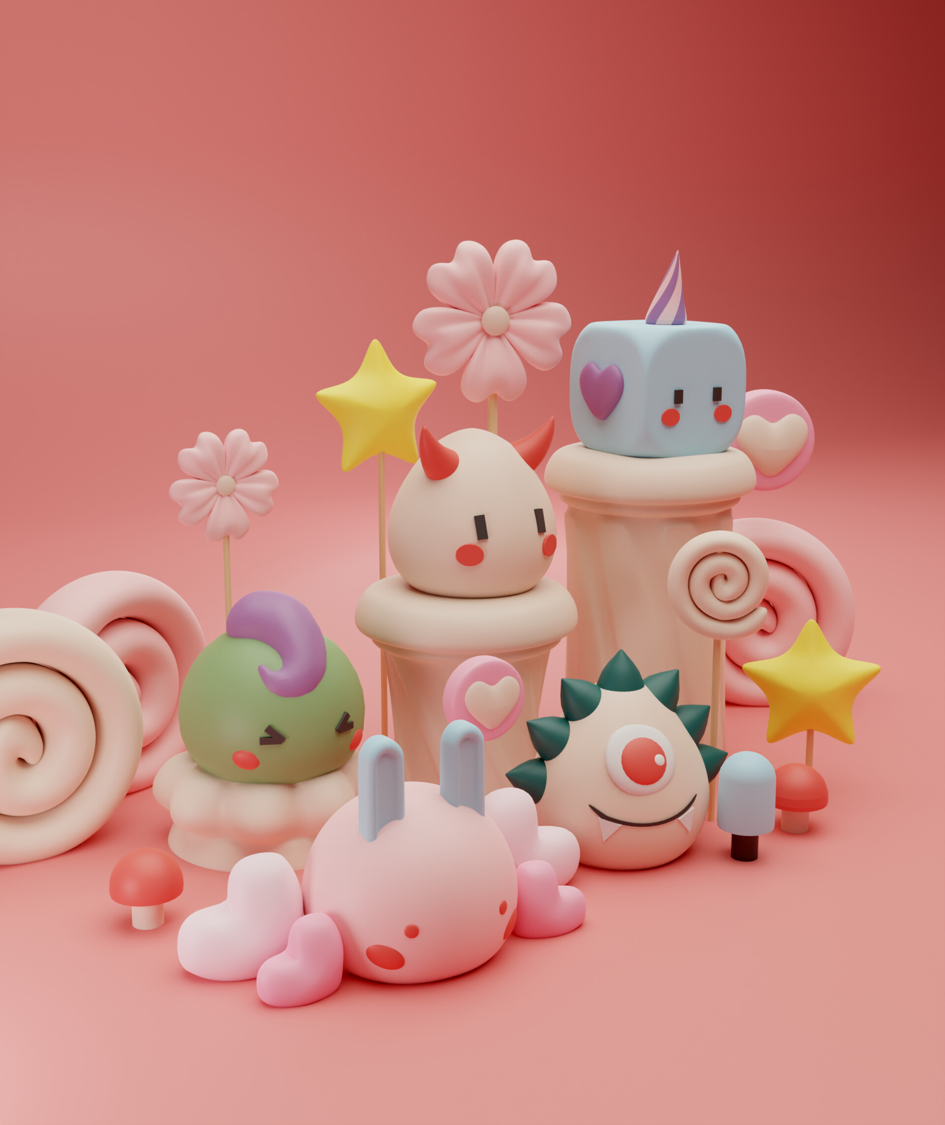 ArtStation - cute characters