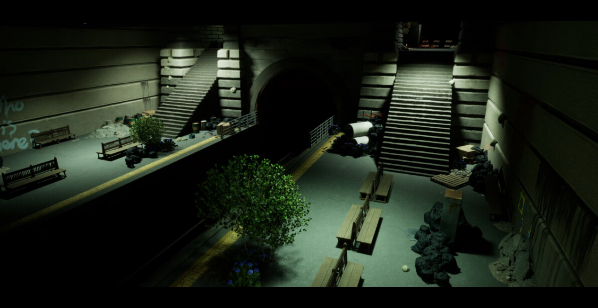 ArtStation - Subway Station Level