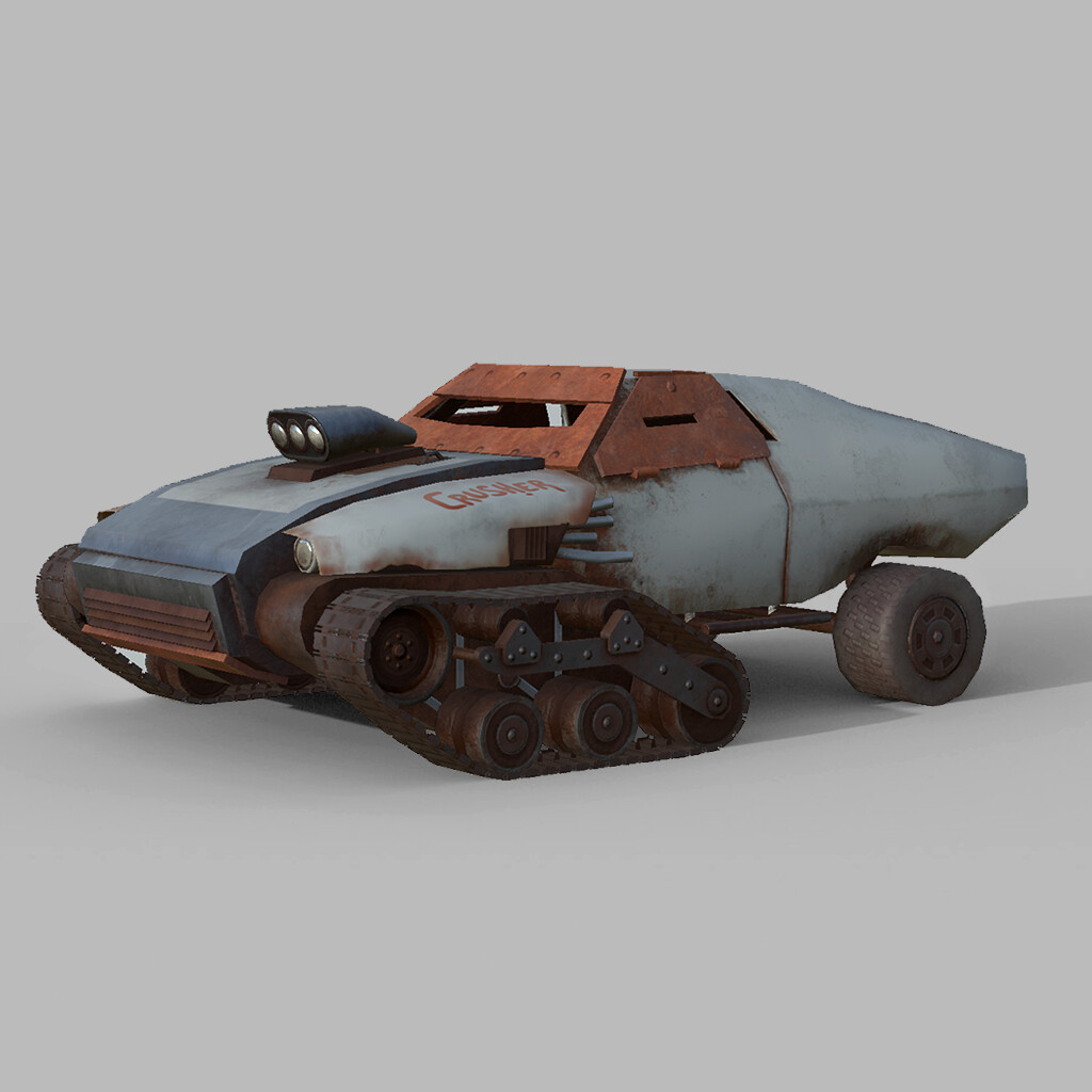 ArtStation - Rat Rod Car