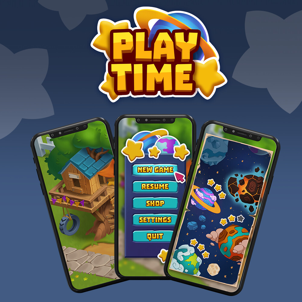 ArtStation - "Play time" game project