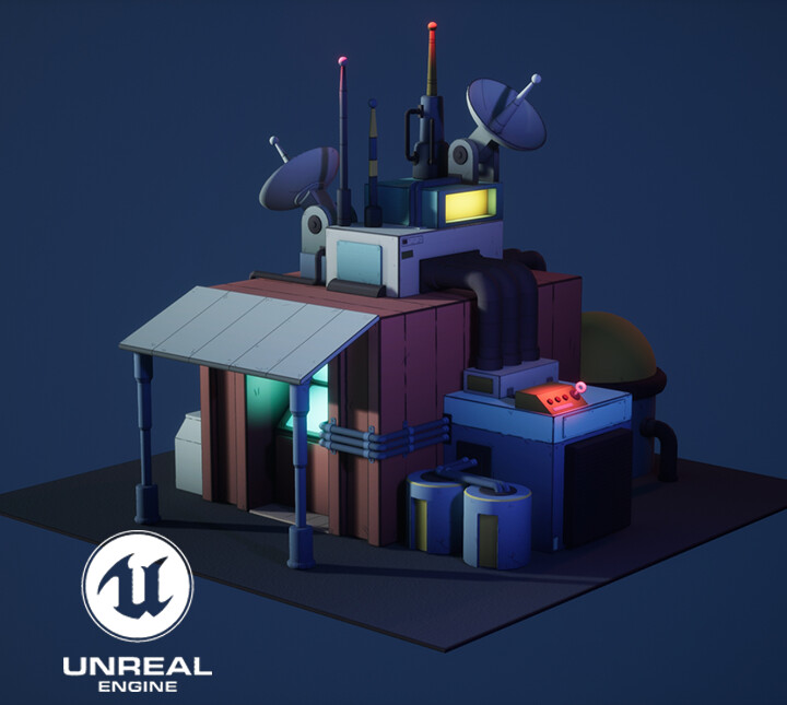 ArtStation - Isometric Sci-Fi Station