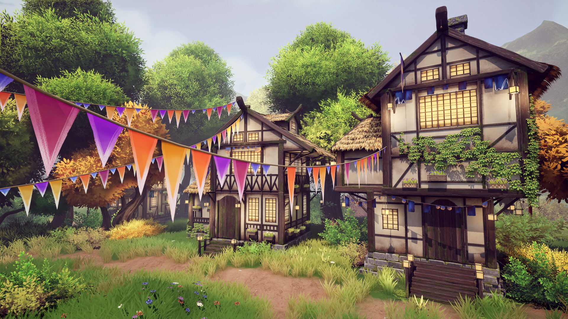 ArtStation - Stylized Fantasy Village / Modular Environment (UE5)