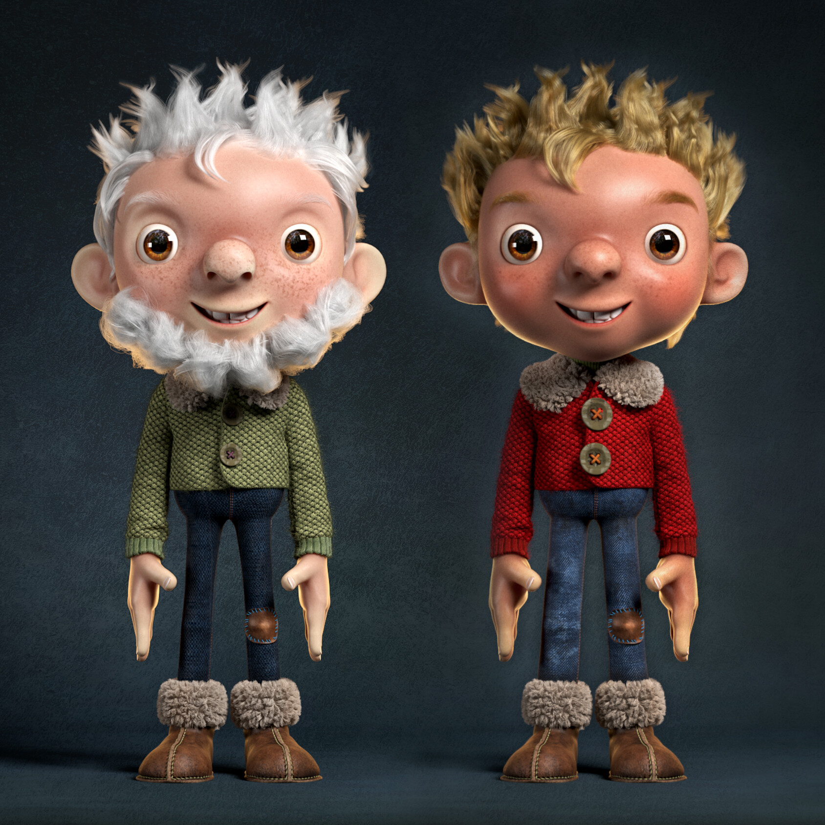 ArtStation - NIKO - YOUNG AND OLD