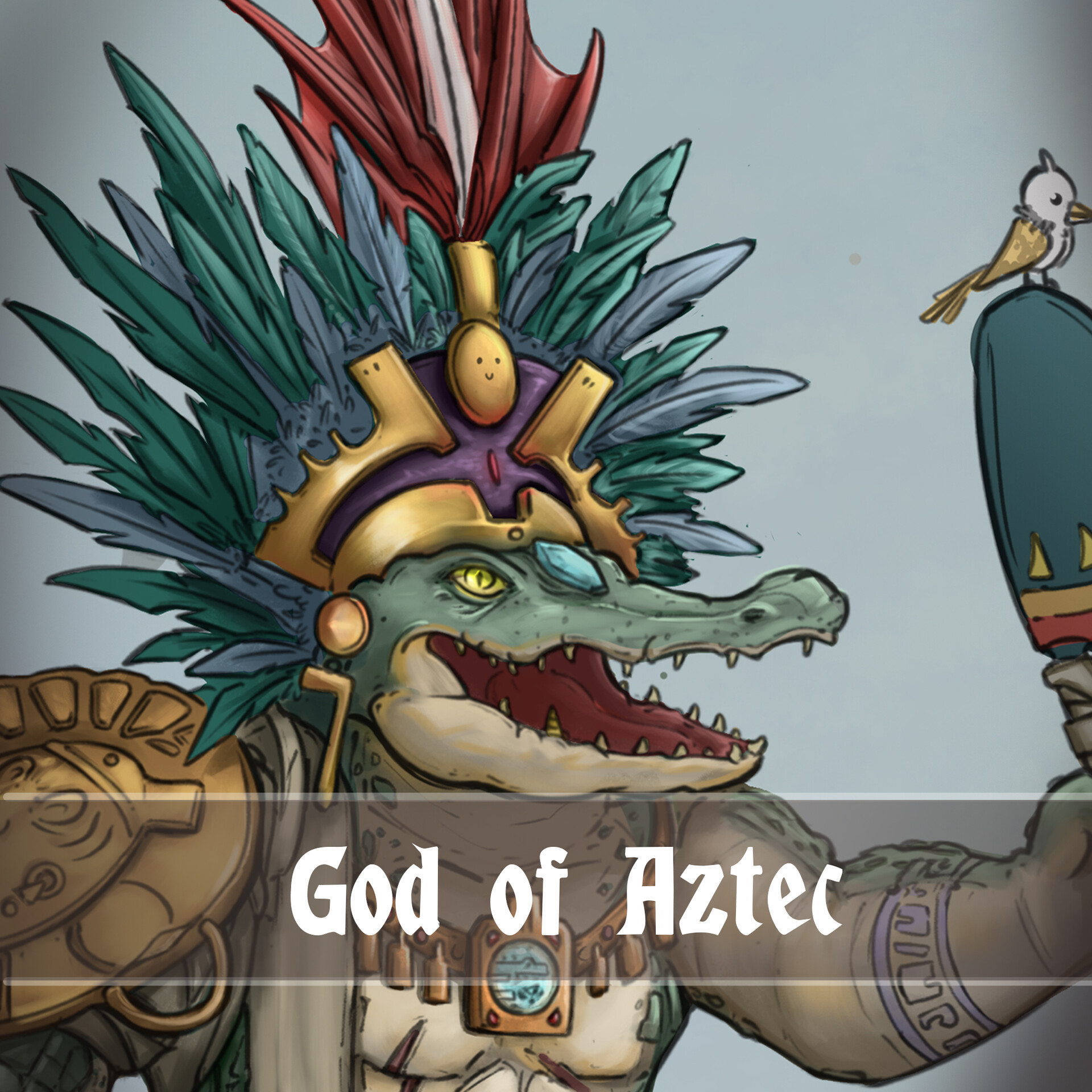 ArtStation - God of Aztec