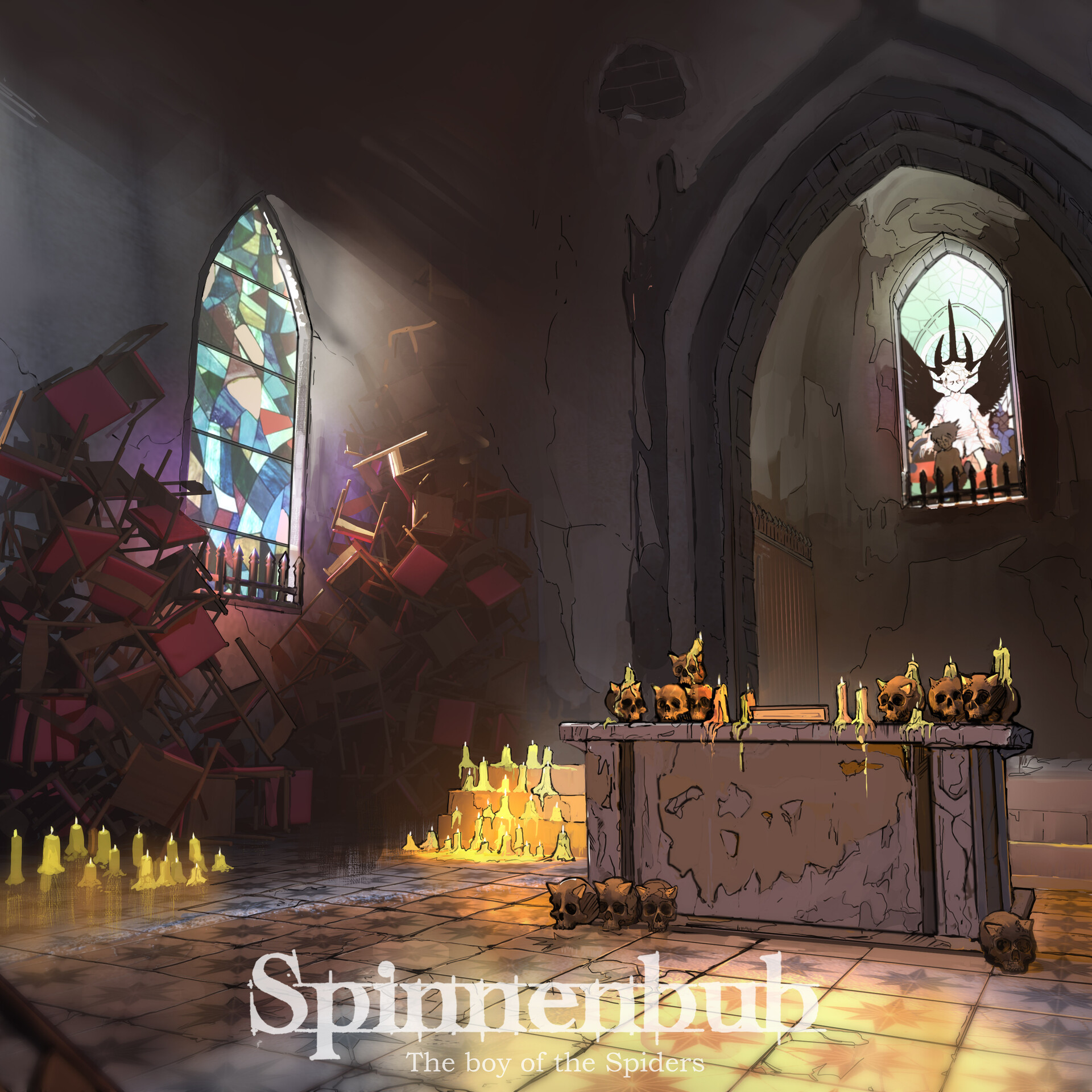 ArtStation - Defiled Village Church