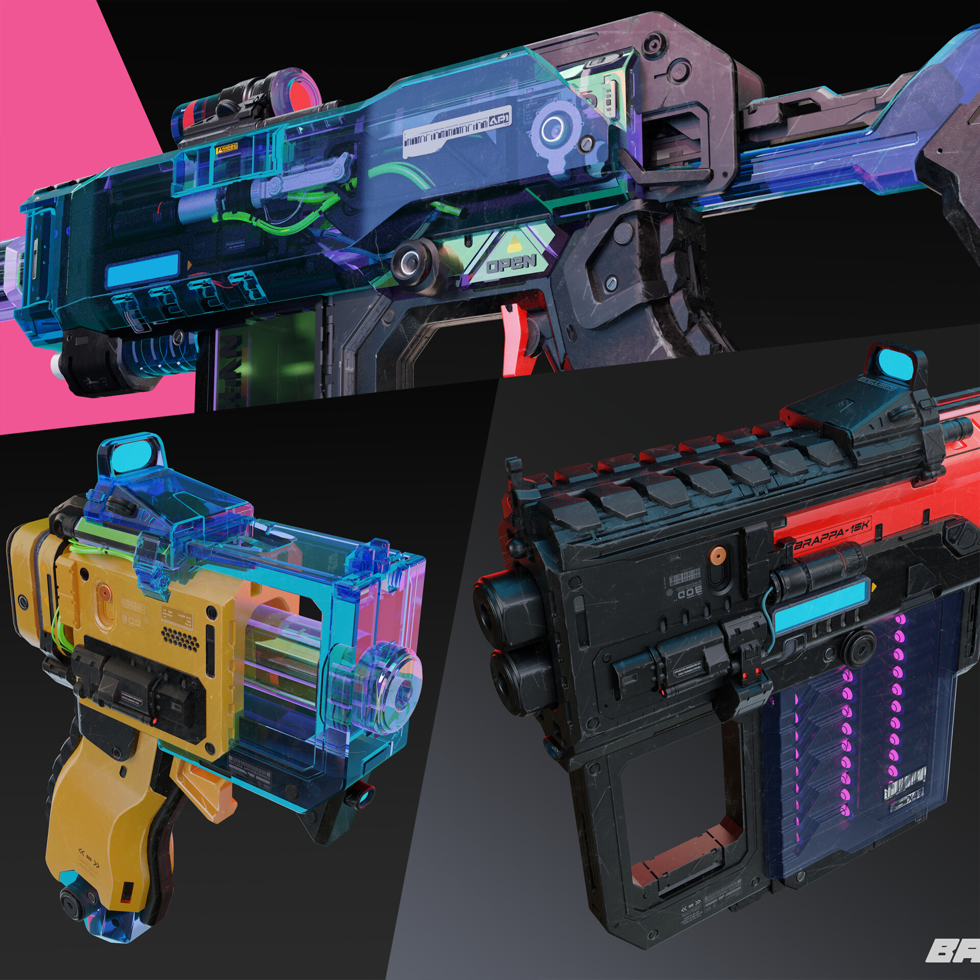 ArtStation - MODULAR GUNS - BRAPPA-15K