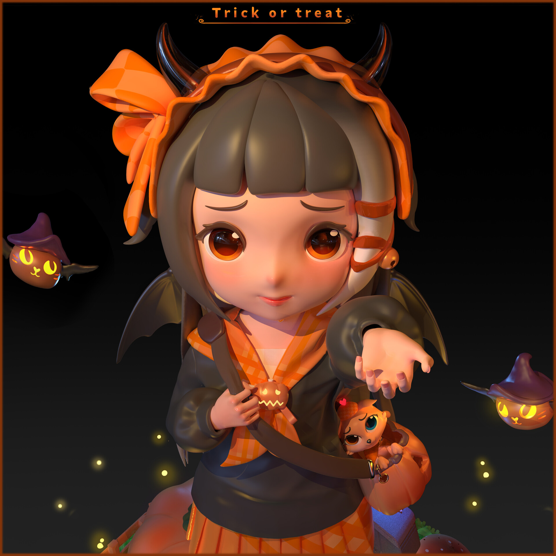 ArtStation - Trick.......Trick or treat🍬