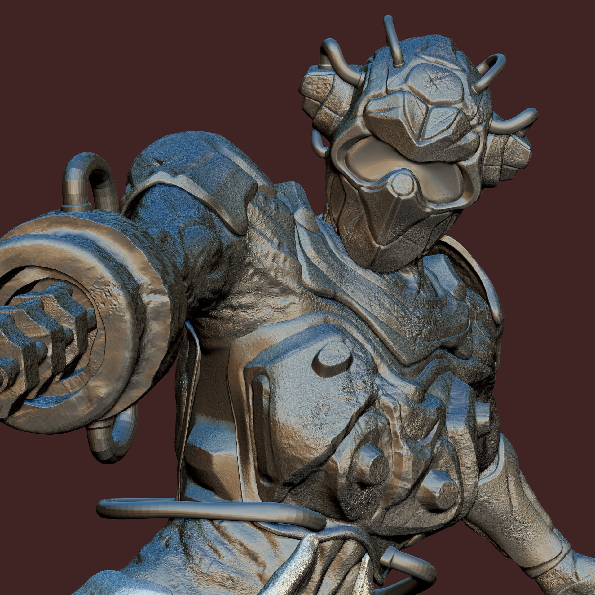 Nathan Ng - MurderBot Fan Art | All Systems Red | ZBrush Sculpt