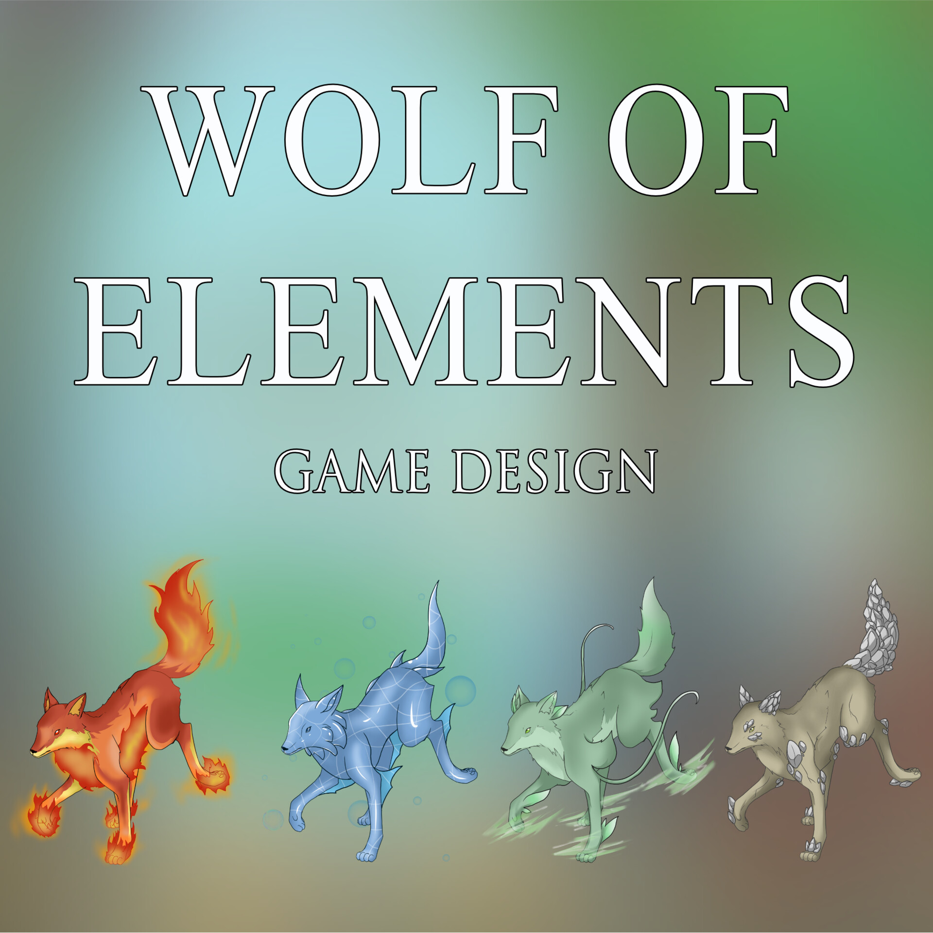 ArtStation - Wolf of Elements