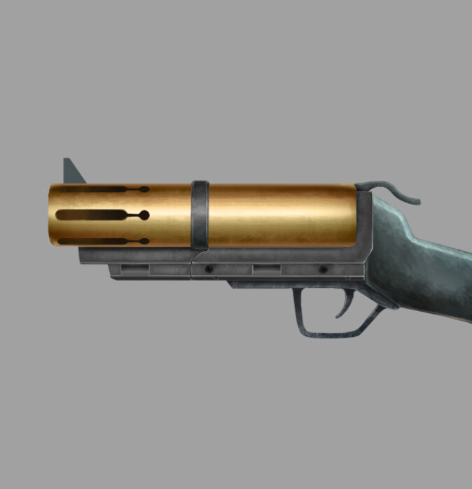 ArtStation - cryo-weapon "carnis " 2