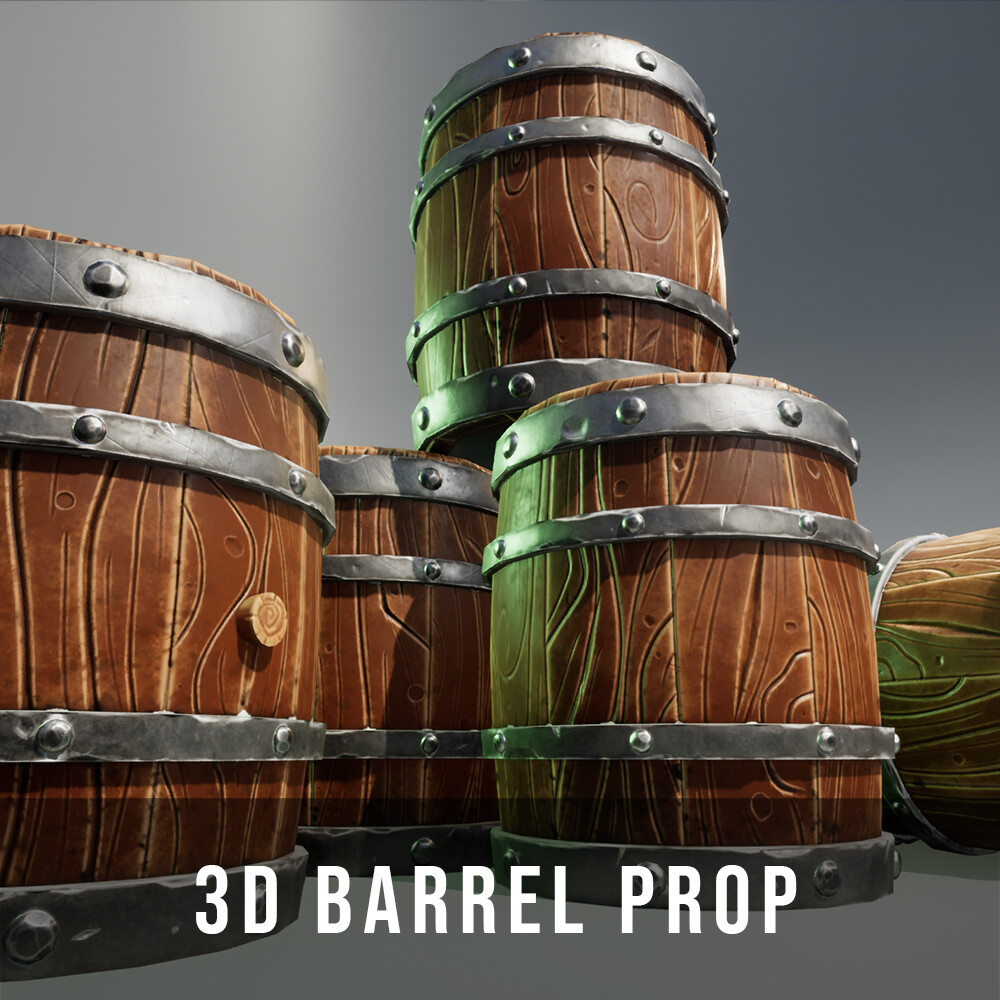 ArtStation - Barrel Prop