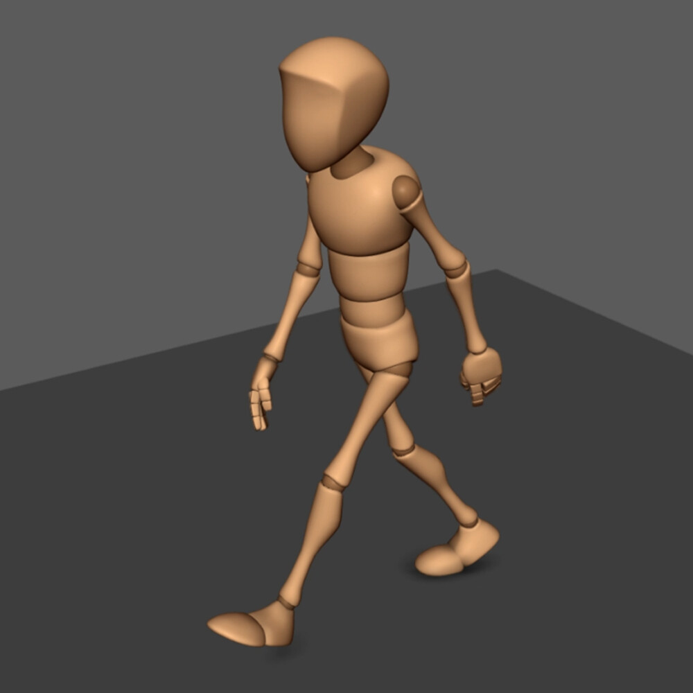 ArtStation - Basic Biped Walk Cycle