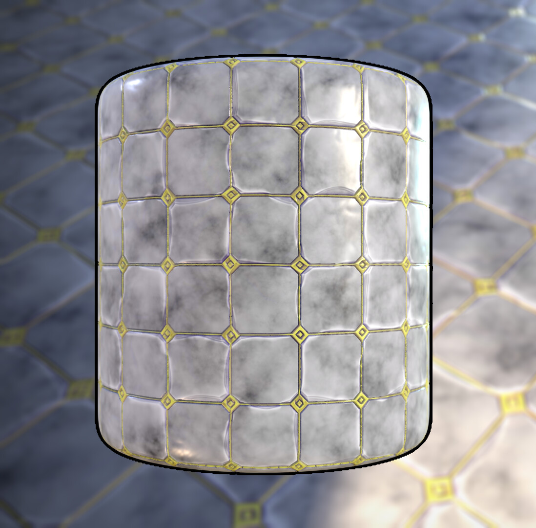ArtStation - Stylized Marble Material