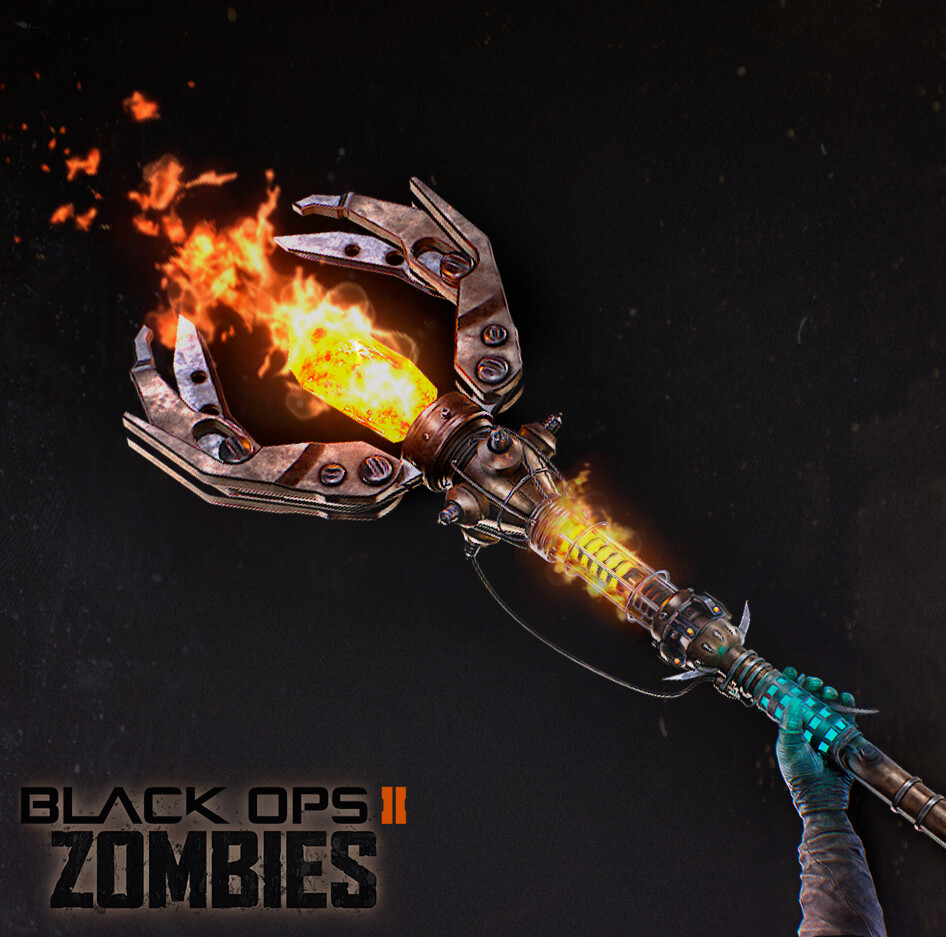 ArtStation - Origins Fire Staff (Call of duty black ops) _Fan model_