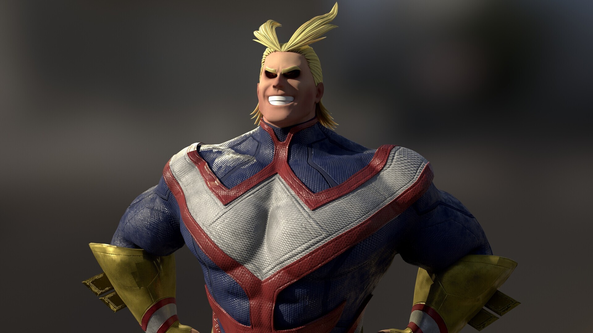 ArtStation - All Might - Boku no Hero Academia