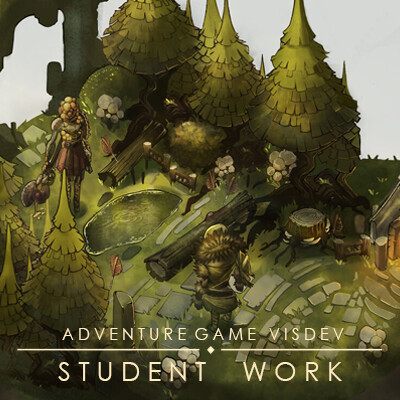 ArtStation - Adventure game Pre production