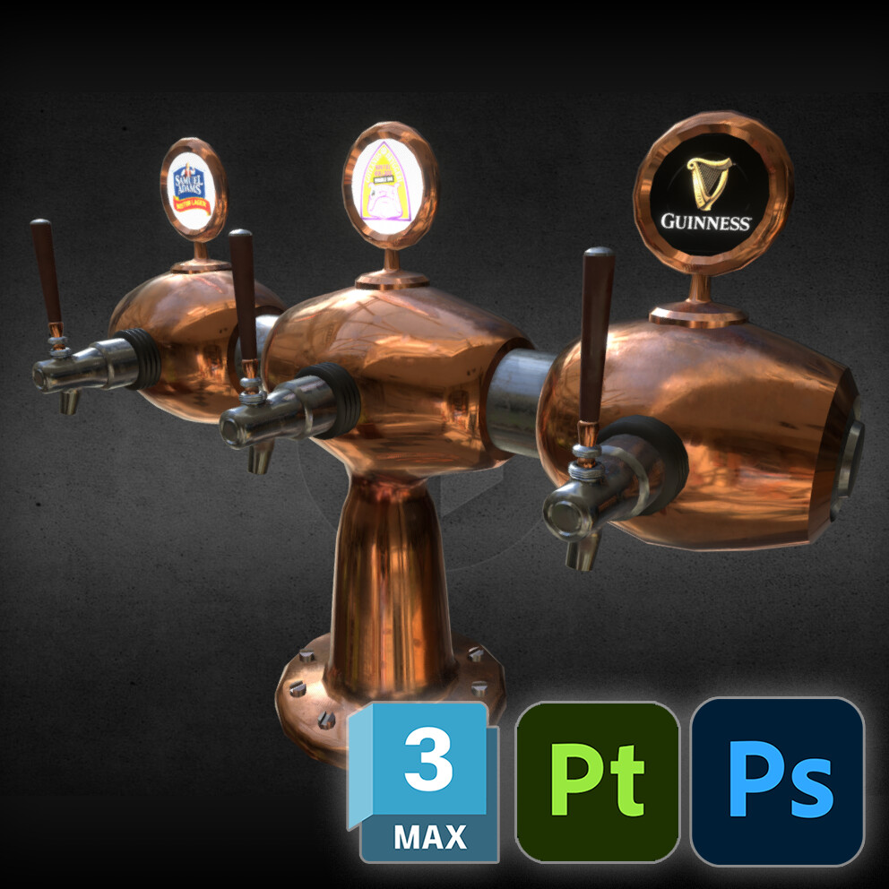 ArtStation - Copper Beer Tap