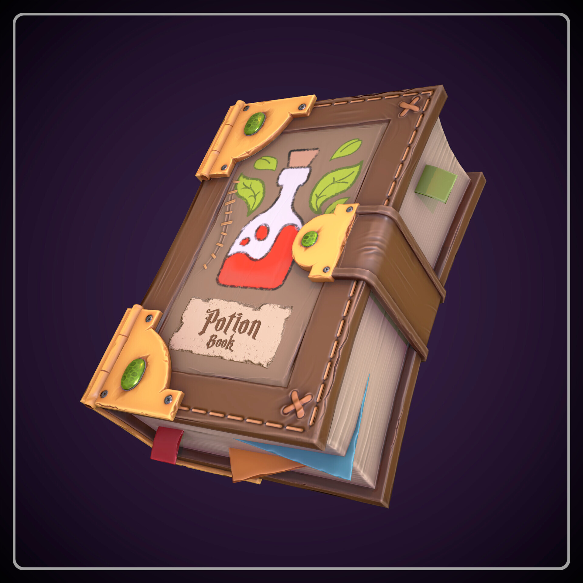 ArtStation - Stylized Potion Recipe Book