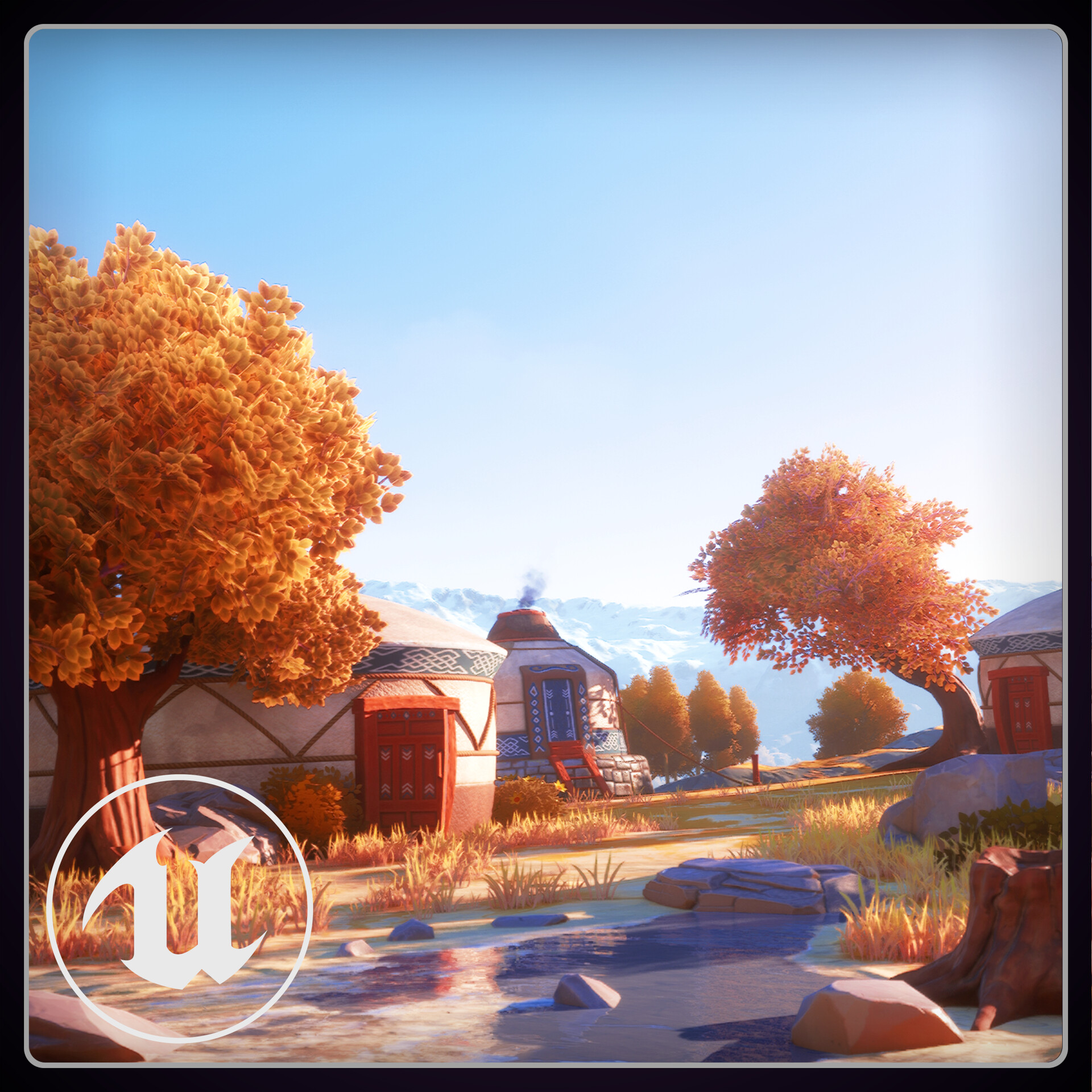 ArtStation - Nomad Steppe Yurt