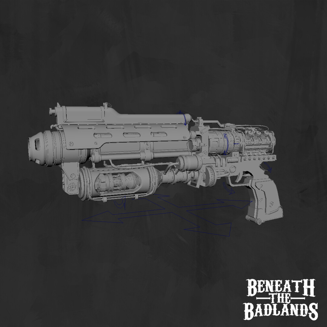 ArtStation - Steampunk Revolver Rig