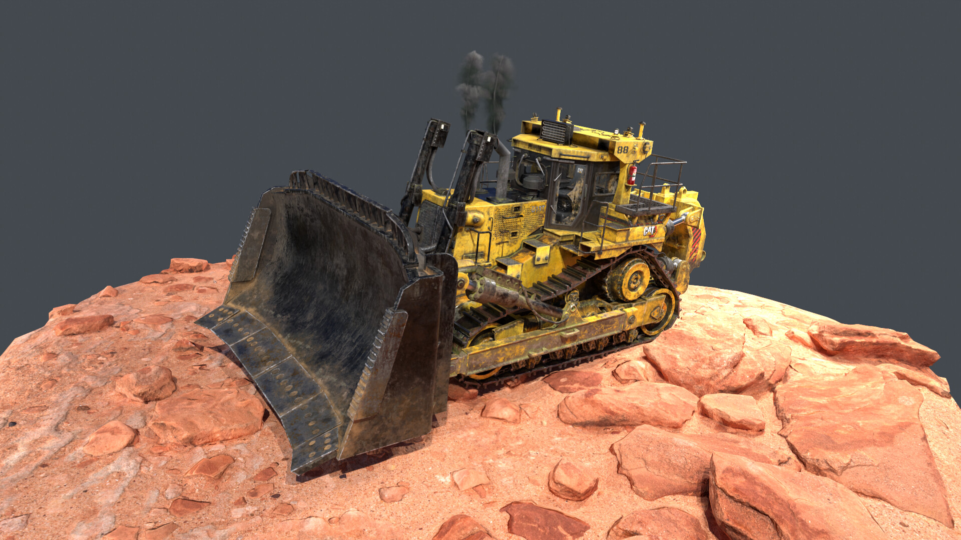 ArtStation - CAT Bulldozer
