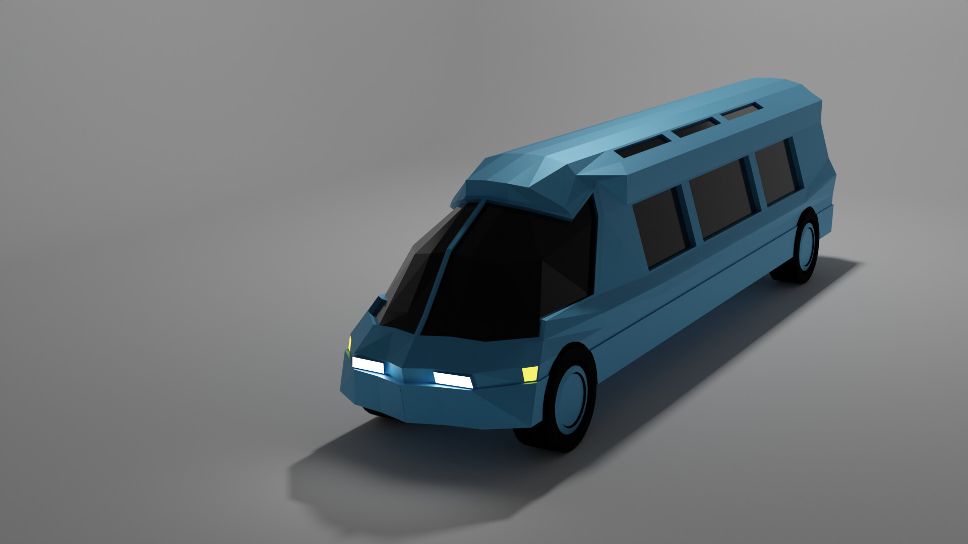 ArtStation - Low poly vehicles