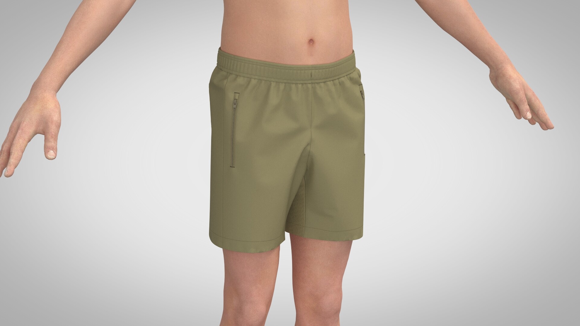 ArtStation - Sport Shorts, Marvelous Designer, Clo