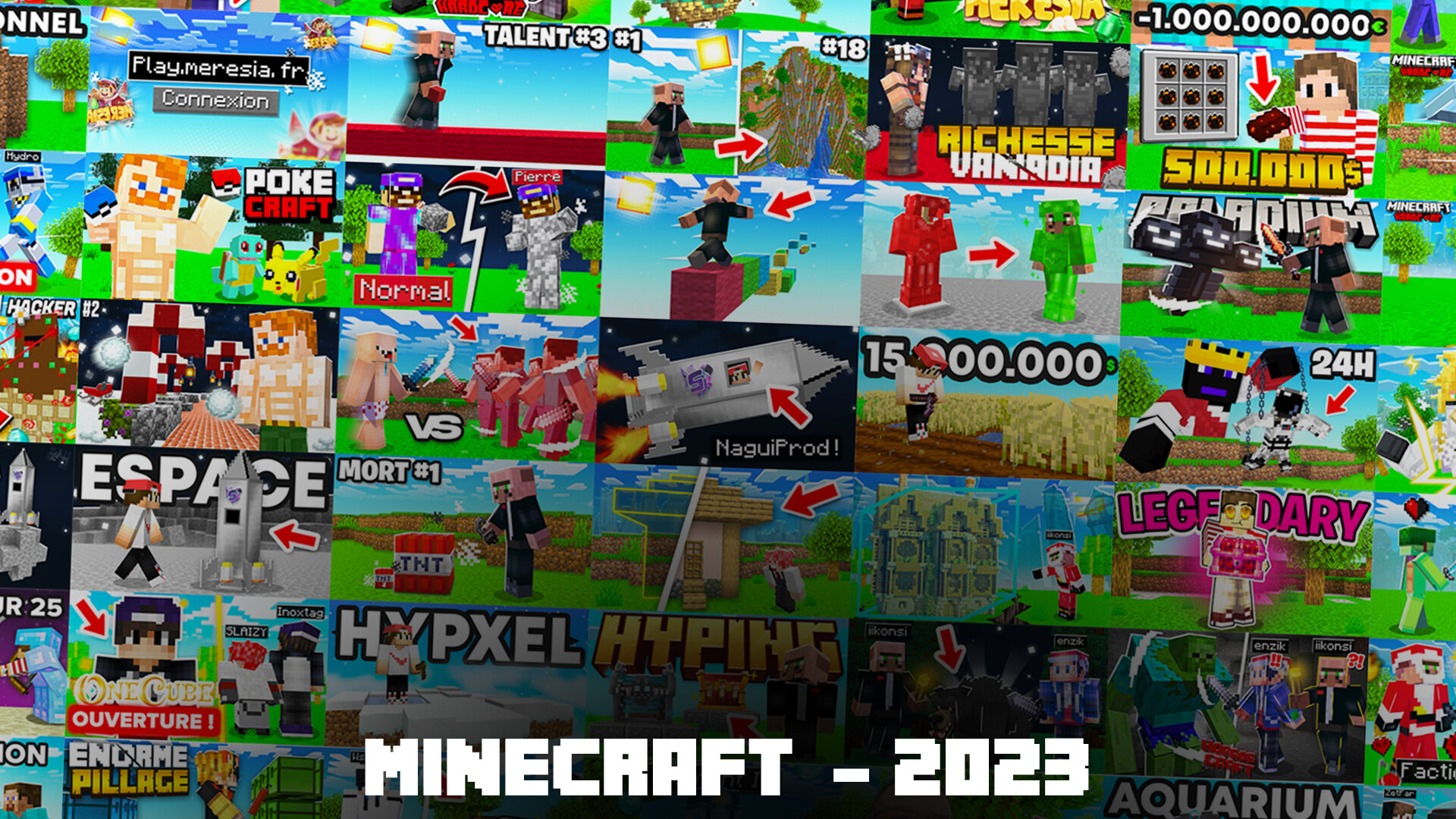 ArtStation - Minecraft Thumbnails Collections / 2023