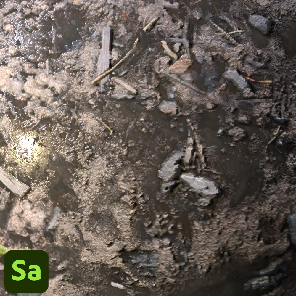 ArtStation - Mud Materials