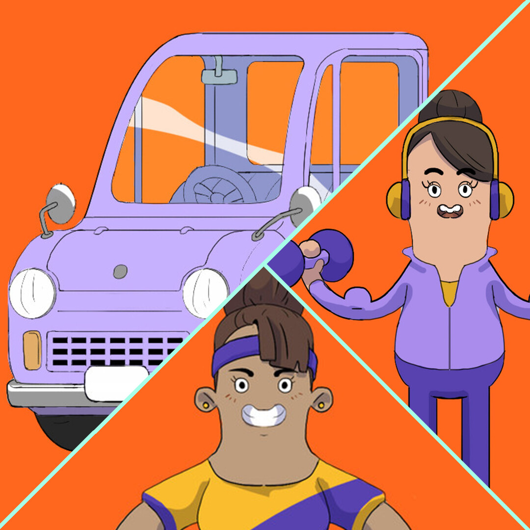 ArtStation - GSK Voltaren - Visual Development