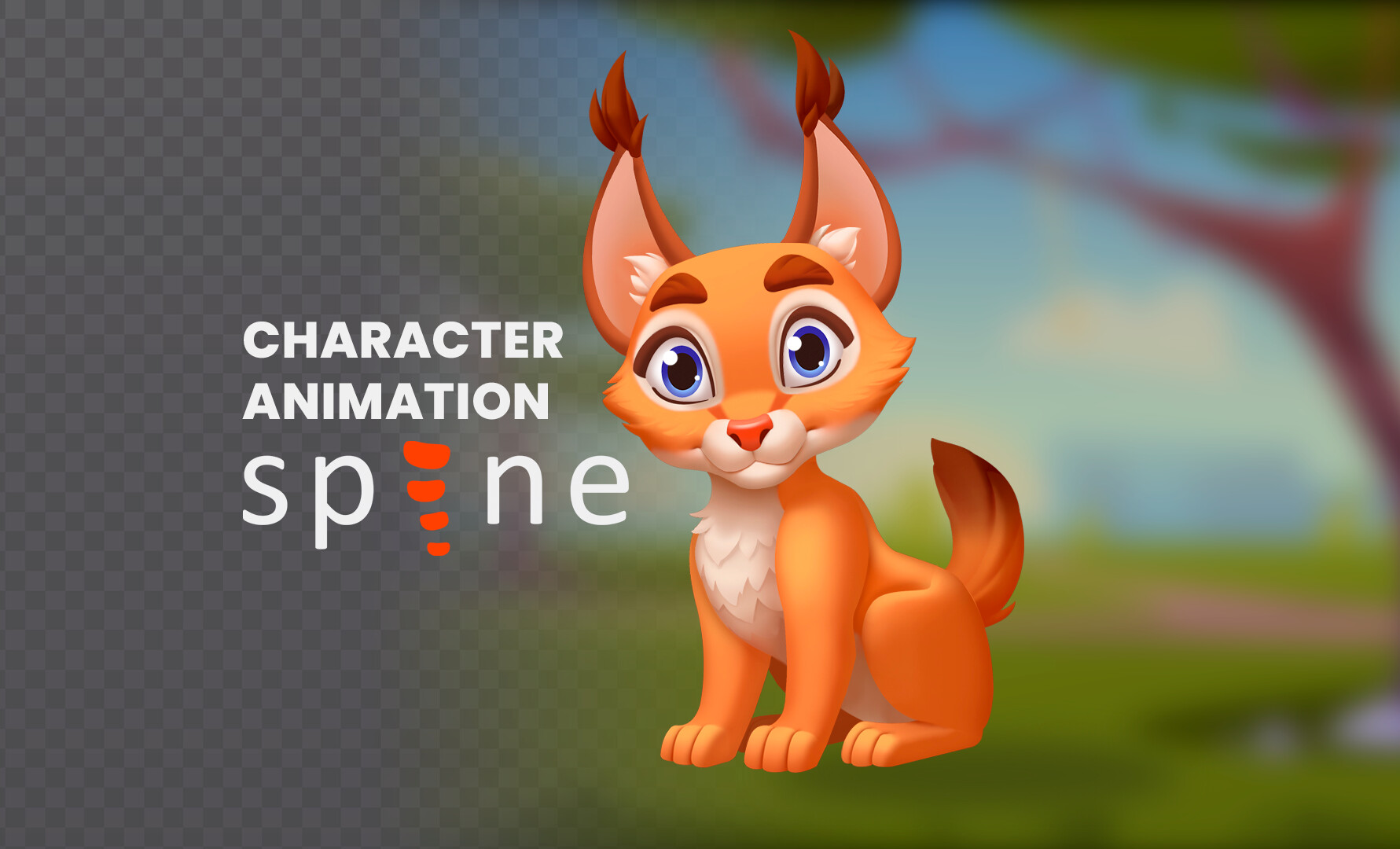 ArtStation - 2D Spine Character Animation Animal Rynx