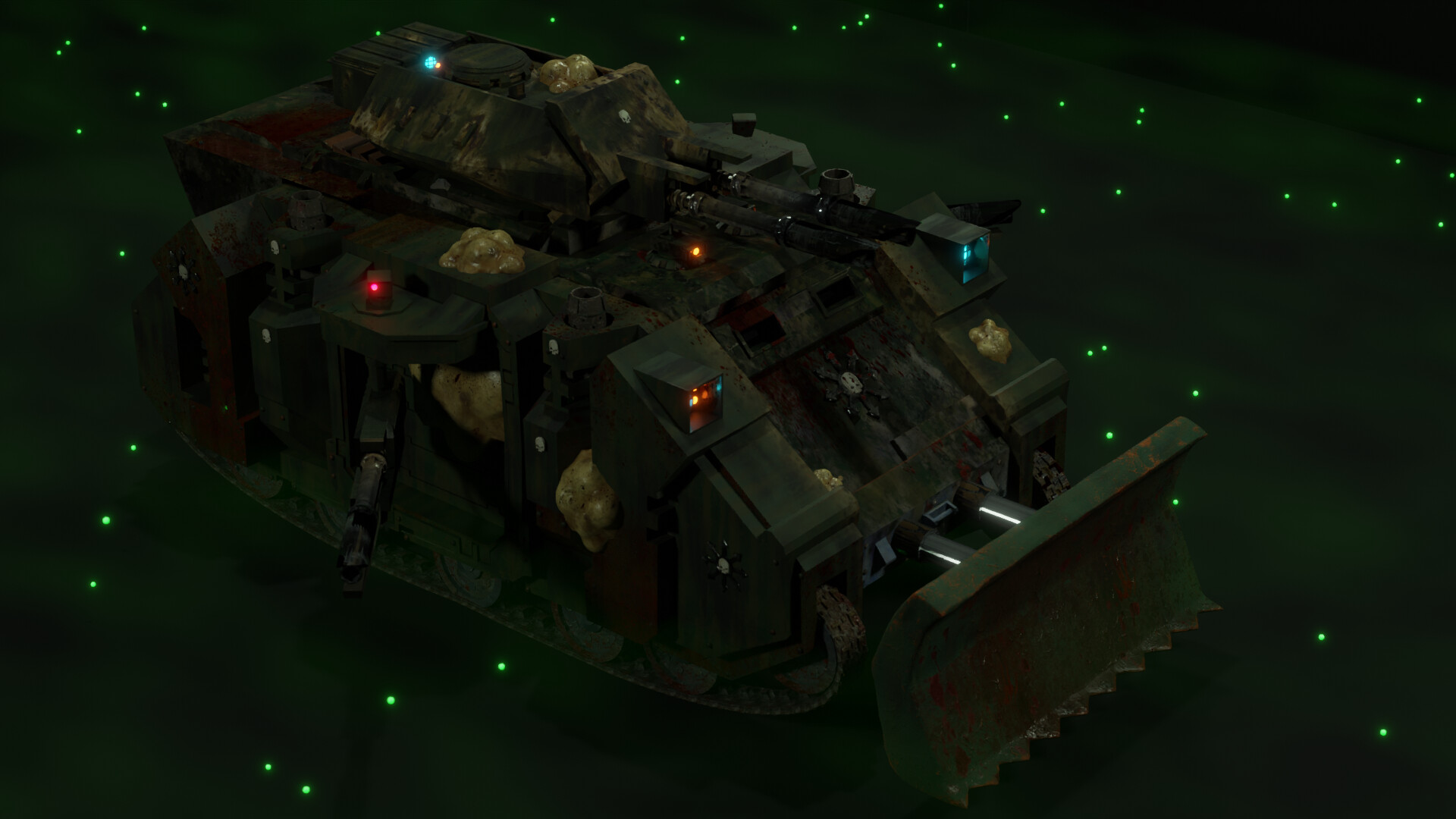 ArtStation - Death Guard Predator Tank: Warhammer 40k