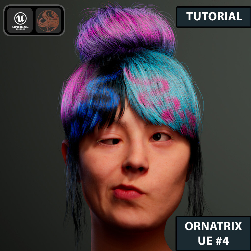 ArtStation - Mastering Metahuman Hair Painting with Ornatrix and Unreal ...