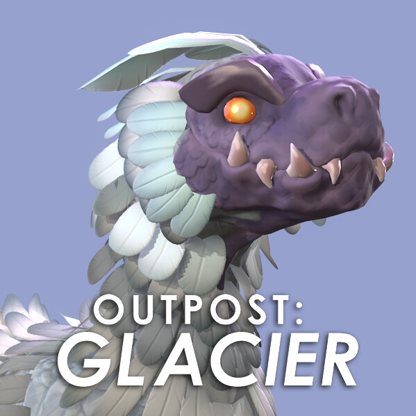 ArtStation - Outpost: Glacier - Creature 'Raptor'