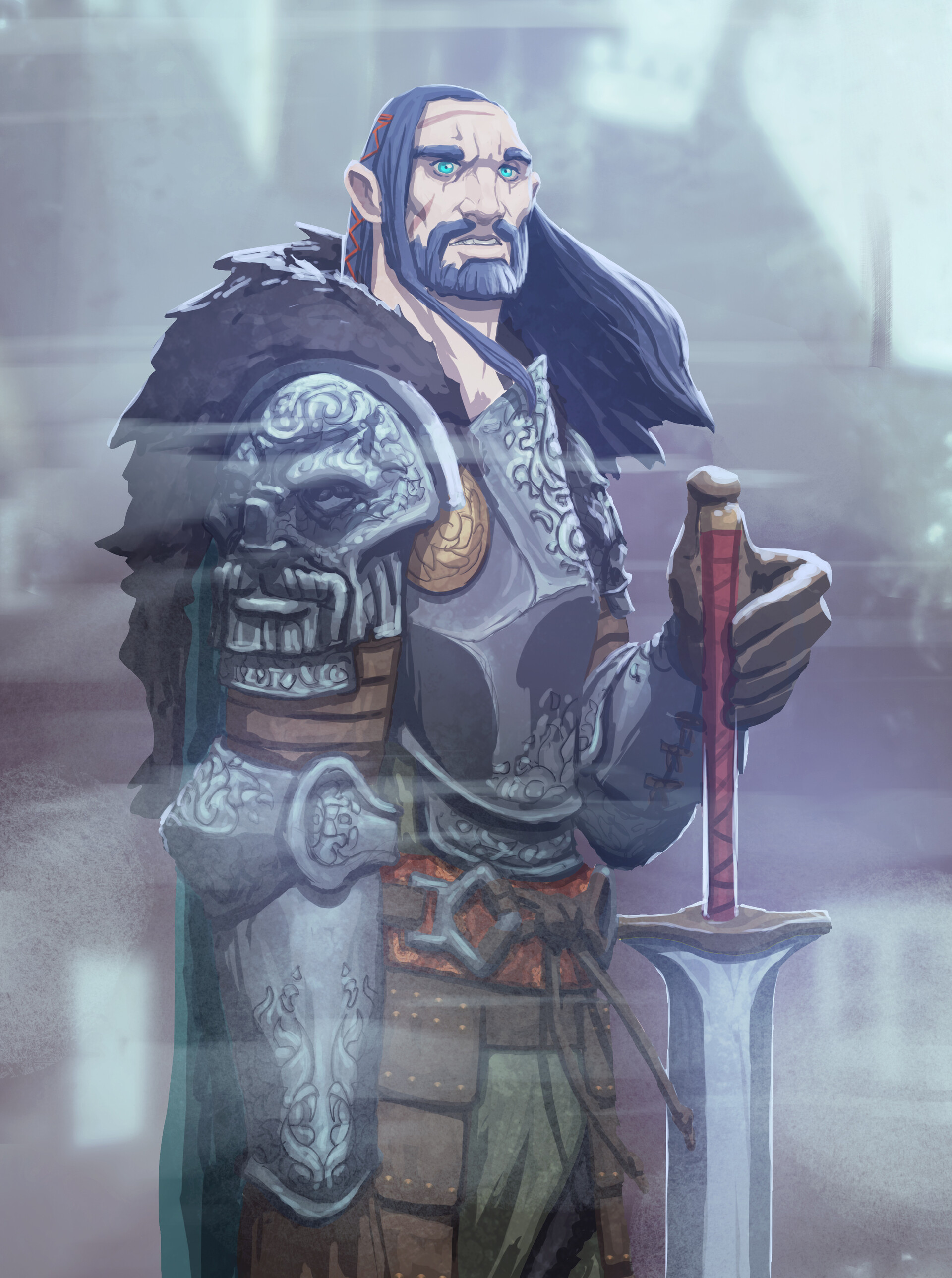 ArtStation - Ultán Mac Daoine : Daona Knight