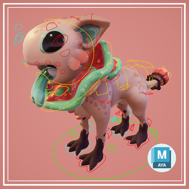 ArtStation - Dog Rig [WIP] - STARRY BLOOM