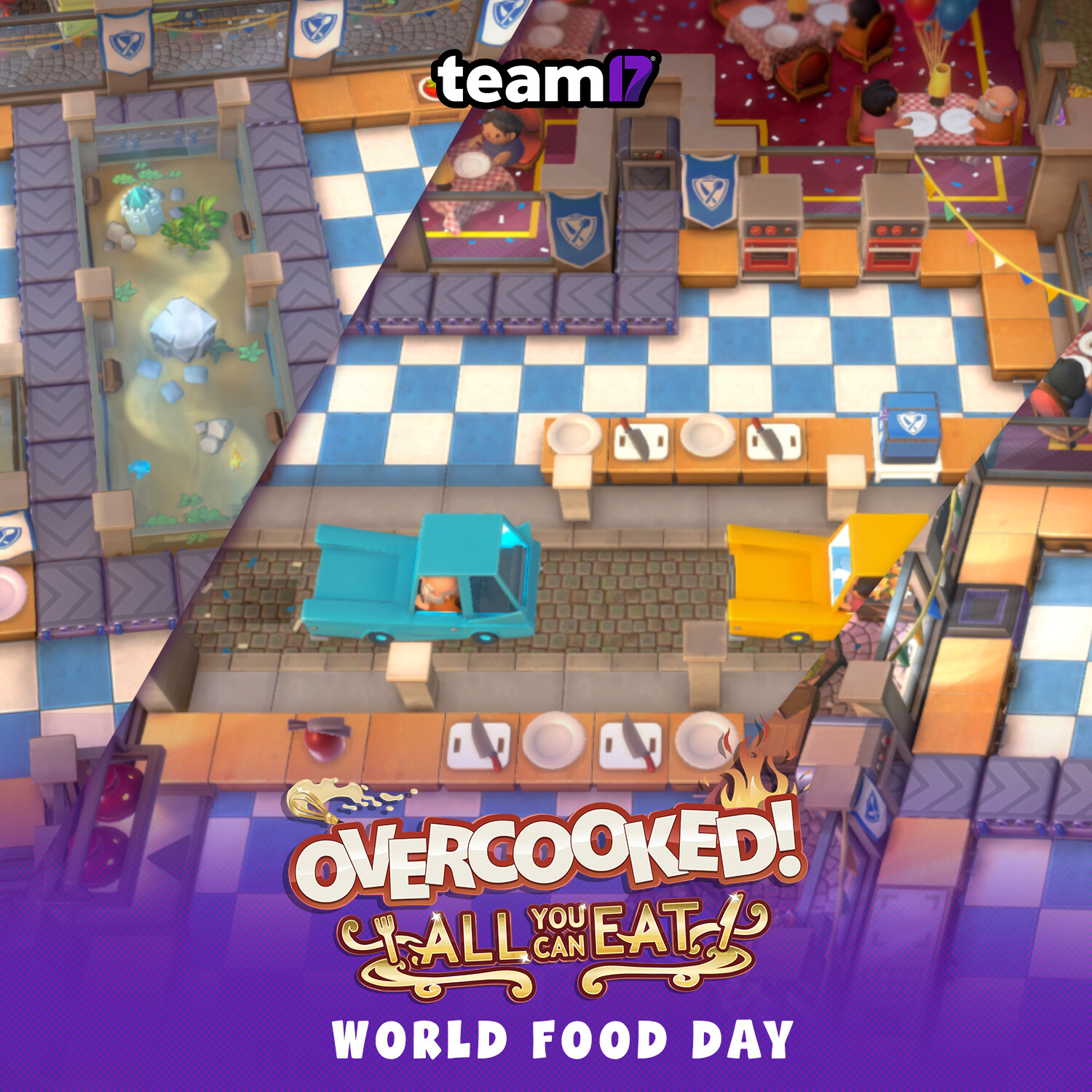 ArtStation - Overcooked AYCE - World Food Day - Metro Levels