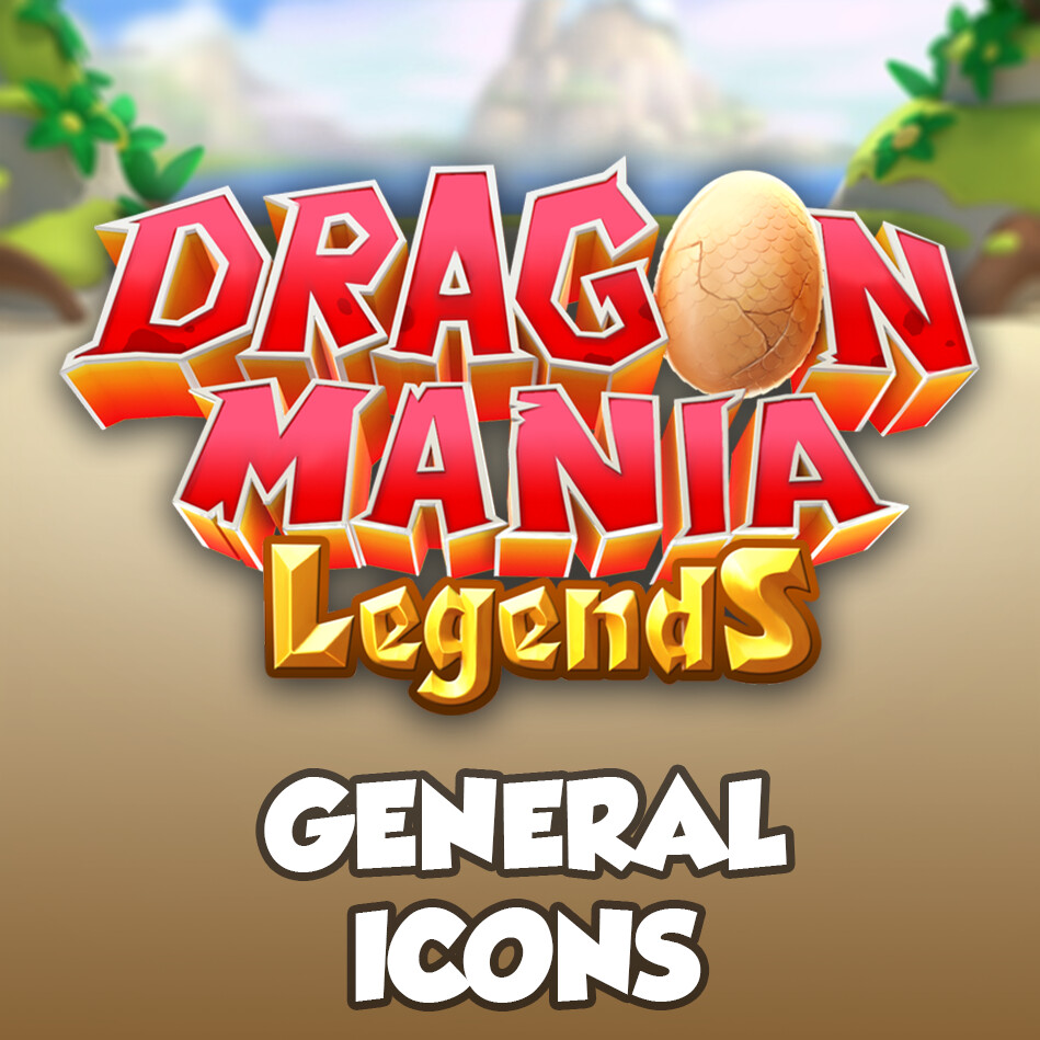 ArtStation - Dragon Mania Legends: general icons