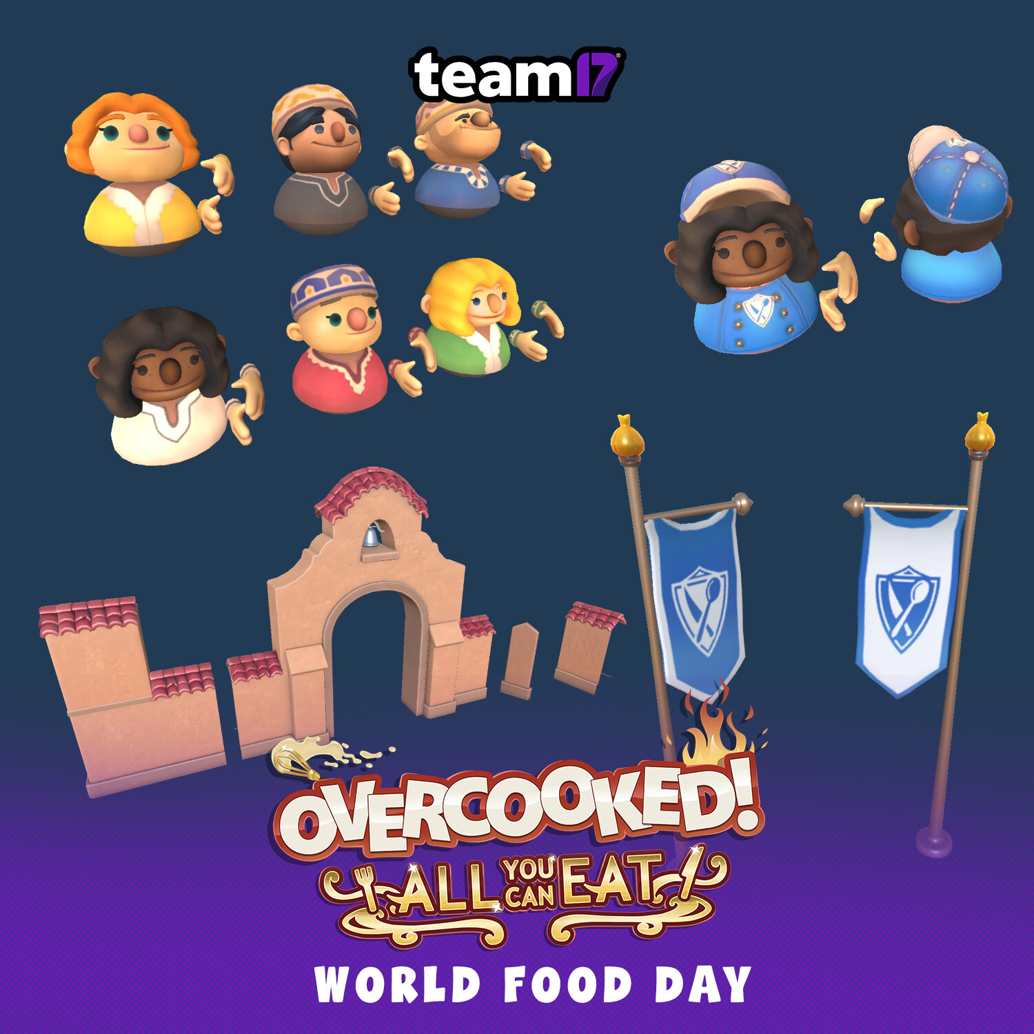 ArtStation - Overcooked AYCE - World Food Day - Props and Outfits